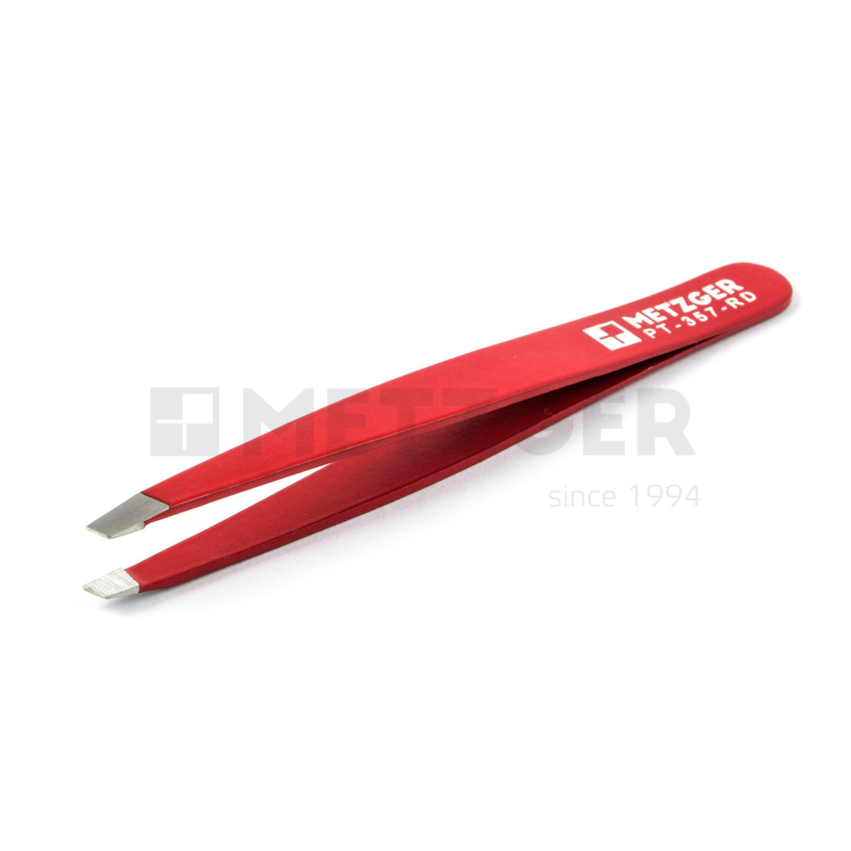 Red Slant Tweezers PT-357-RD – METZGER Professional tools
